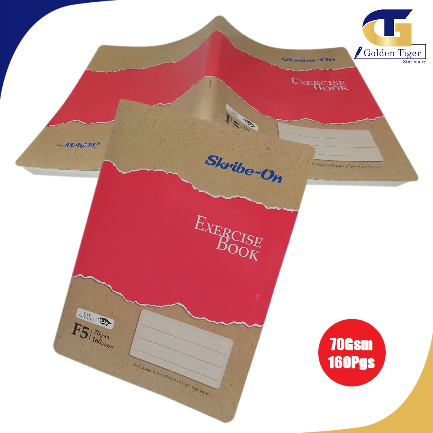 skribe-on exercise book F5 70g 160page | Golden Tiger Stationery Store