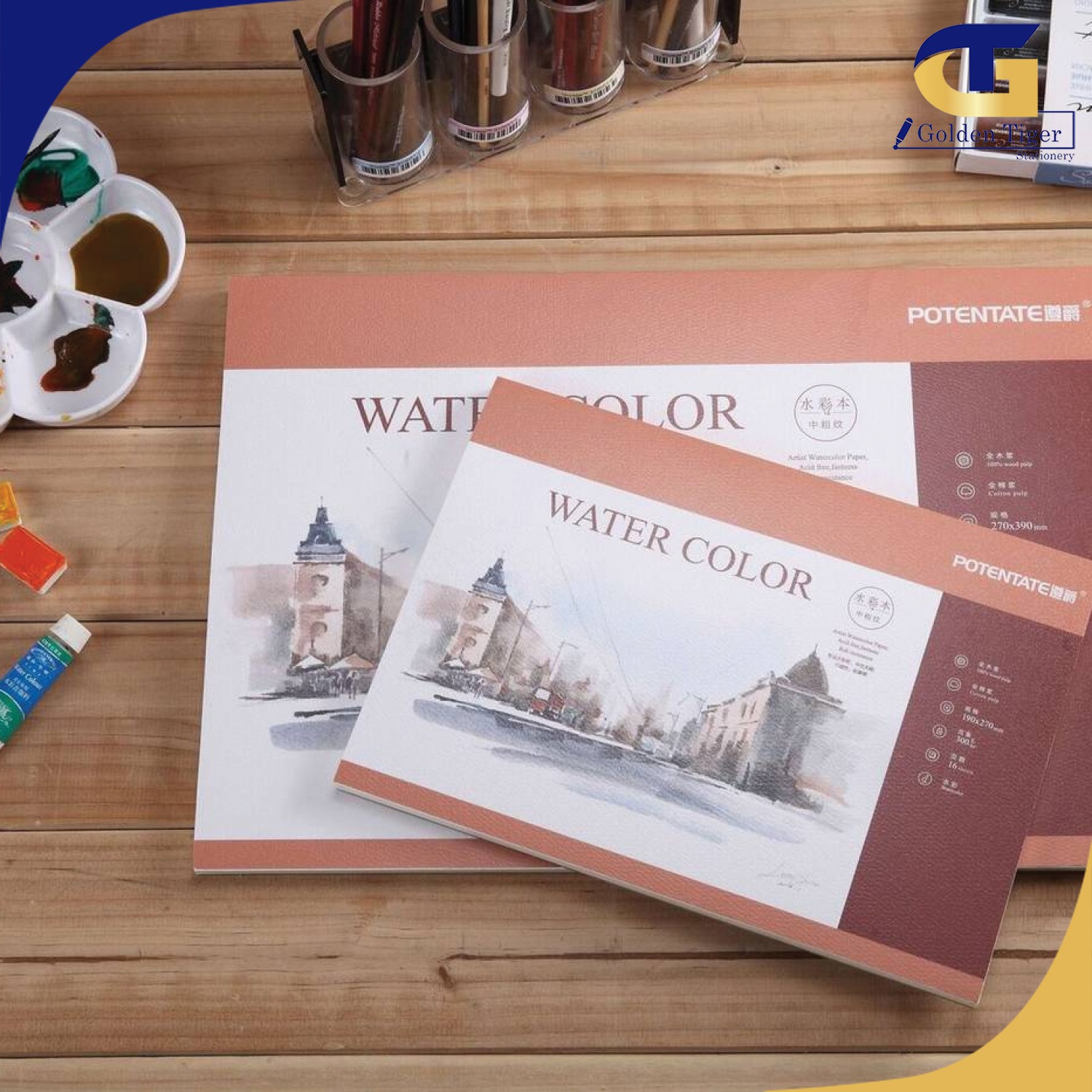Potentate Water Color Paper 270 x 390 mm 20 sheets 030117 | Golden ...