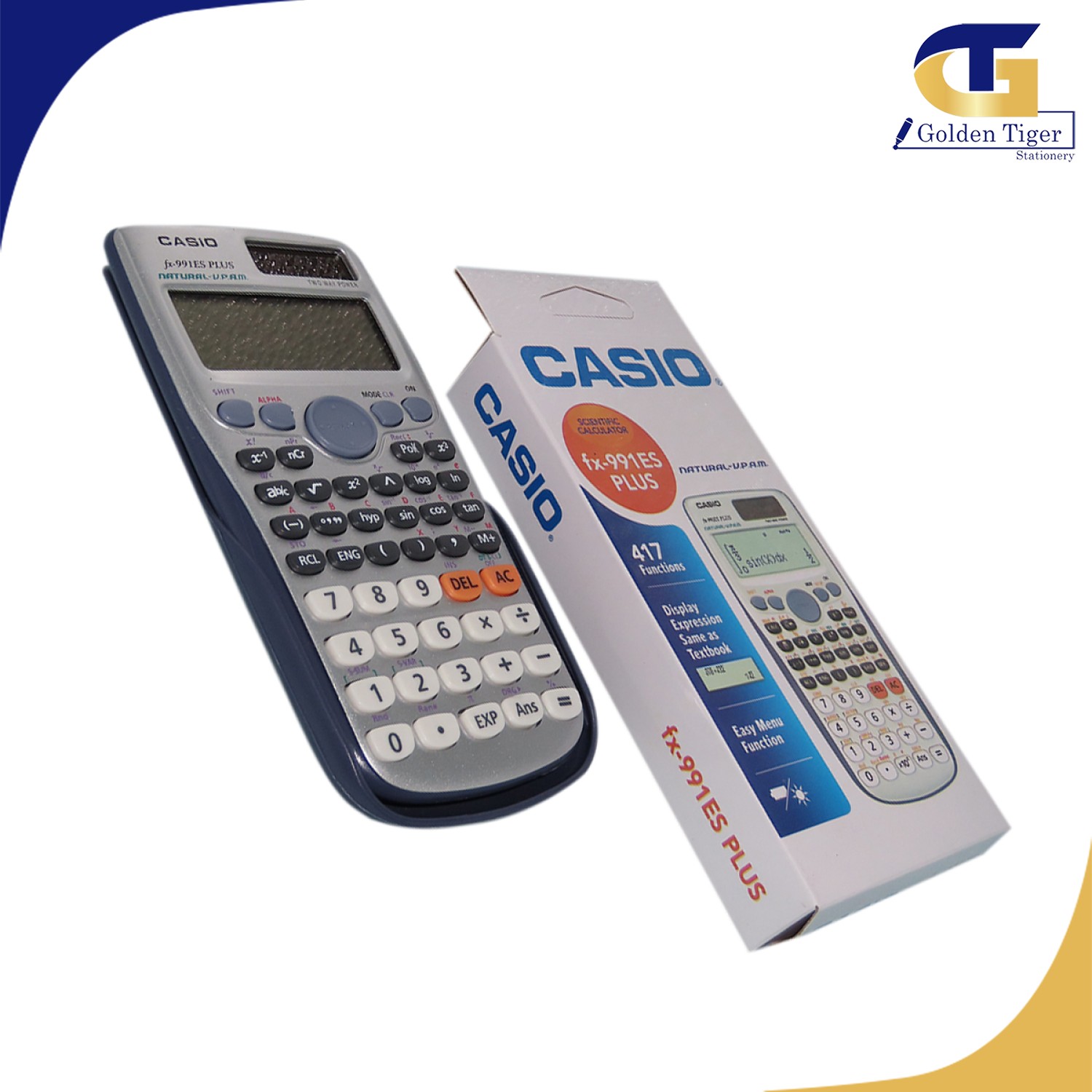 calculator 991ES Plus ( China ) Pink and blue | Golden Tiger Stationery ...