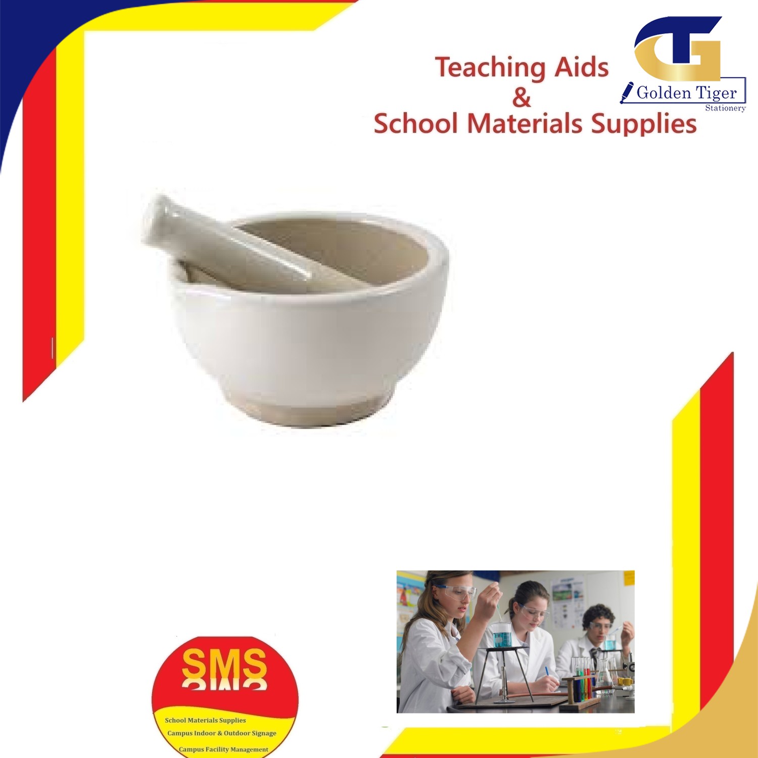 chemistry mortar set | Golden Tiger Stationery Store