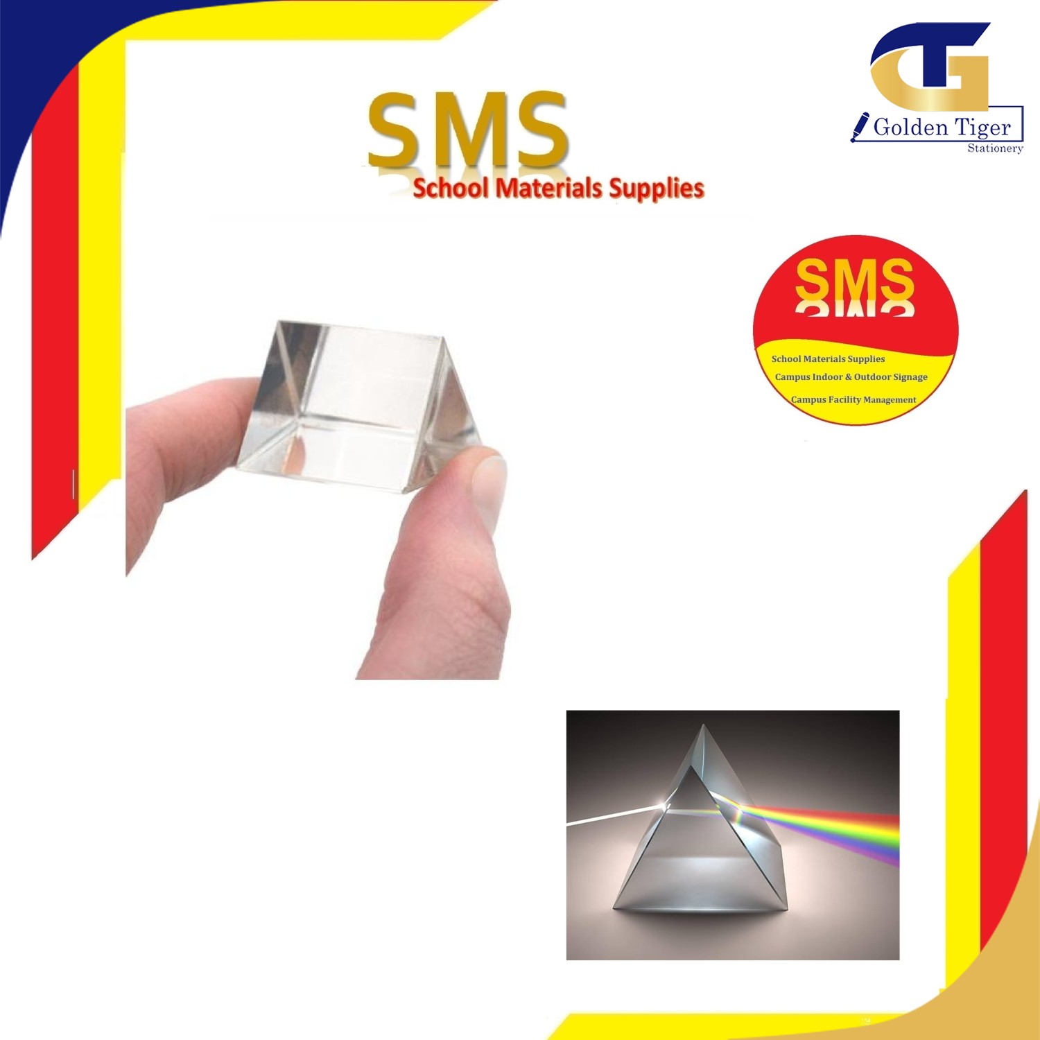 optical lens Prism | Golden Tiger Stationery Store