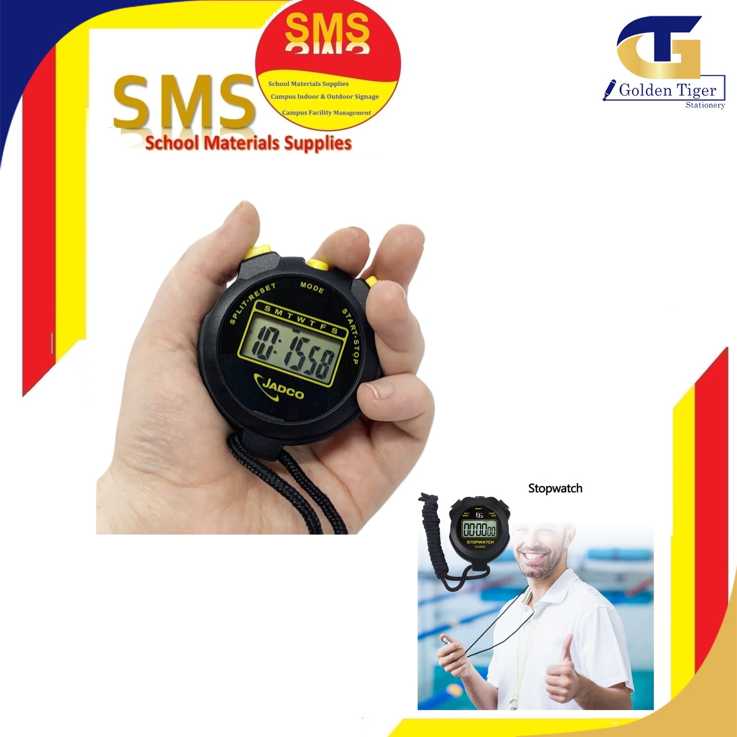 Digital stopwatch | Golden Tiger Stationery Store