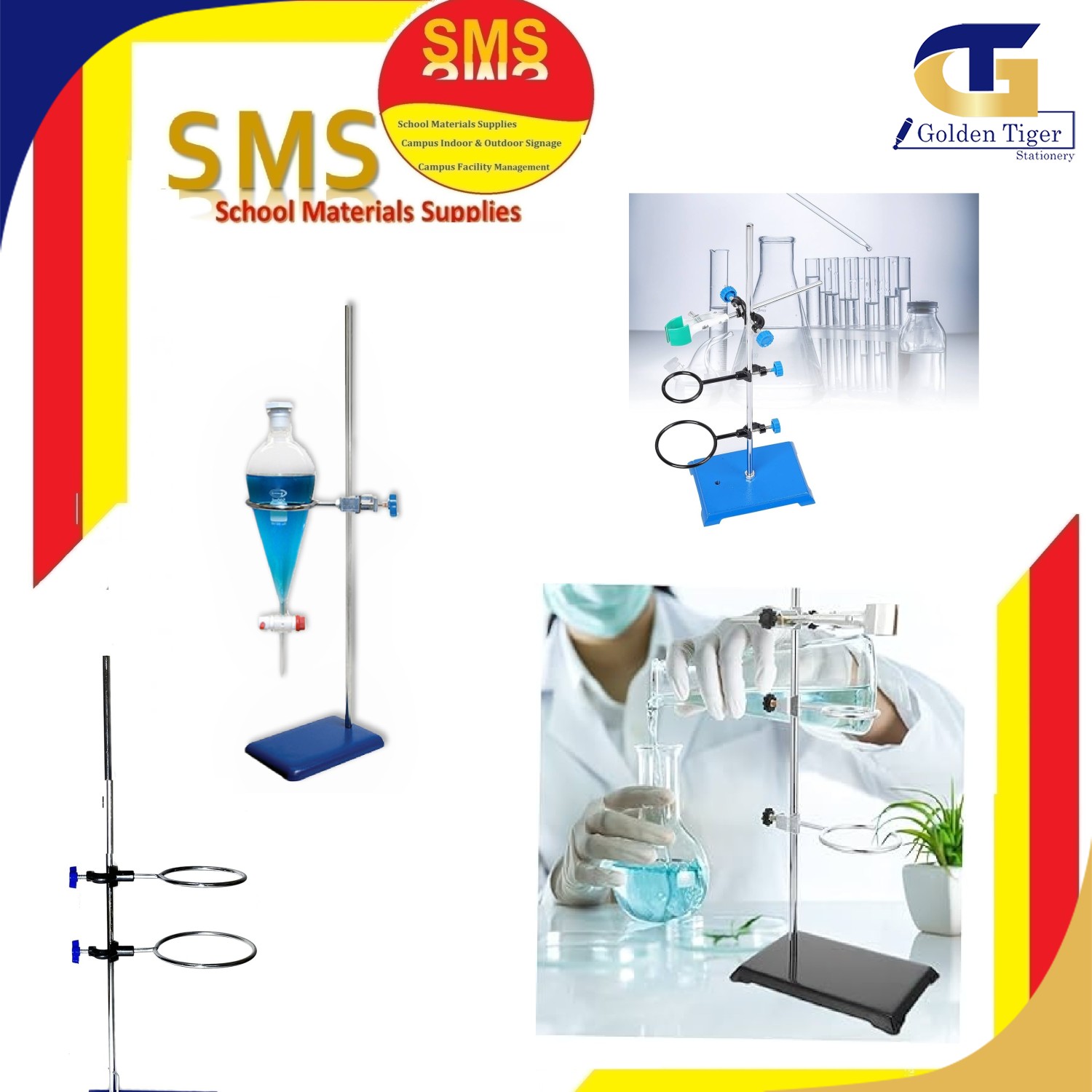 beaker ring retort stand | Golden Tiger Stationery Store