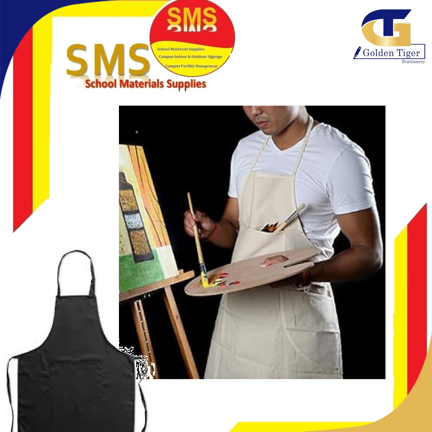 artist apron | Golden Tiger Stationery Store